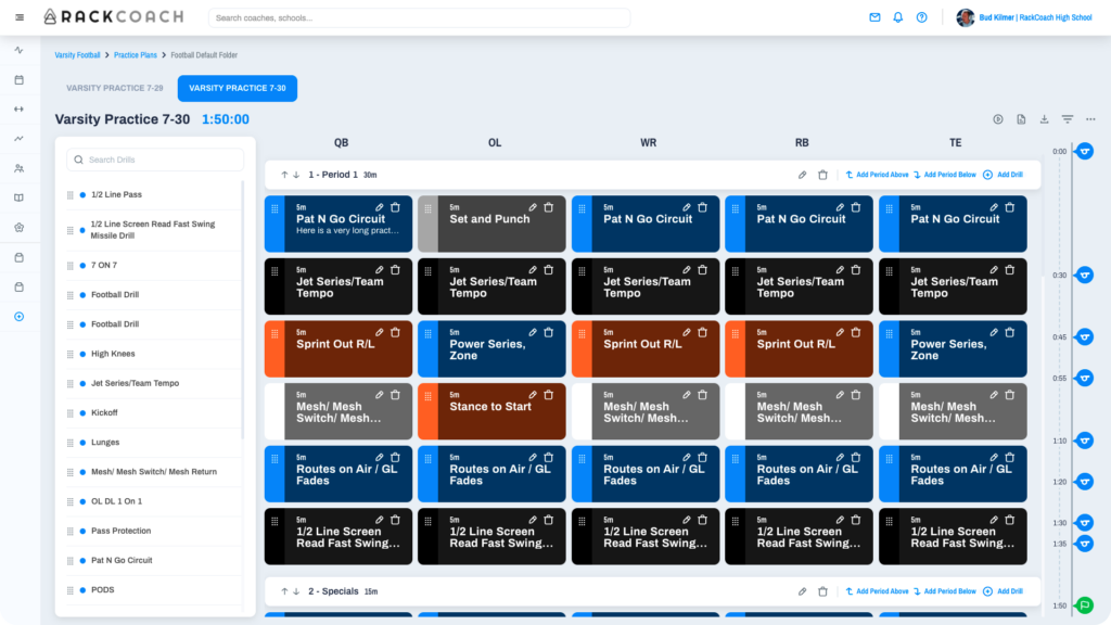 Team Manager - RackCoach
